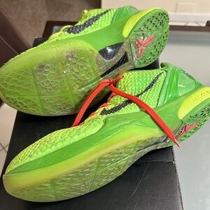 Nike | Shoes | Kobe Vl Protro Nike Grinch | Poshmark